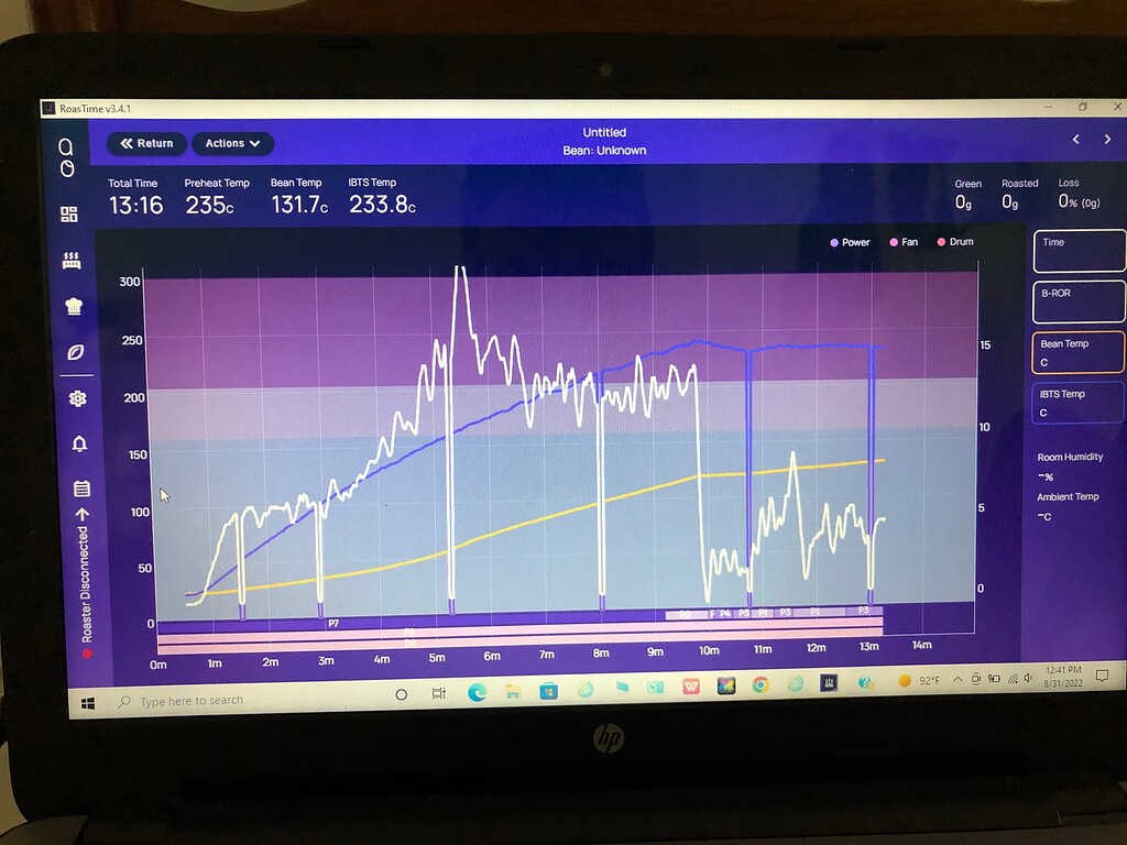 Preheating graph keeps dipping off - Software - Roast World Community